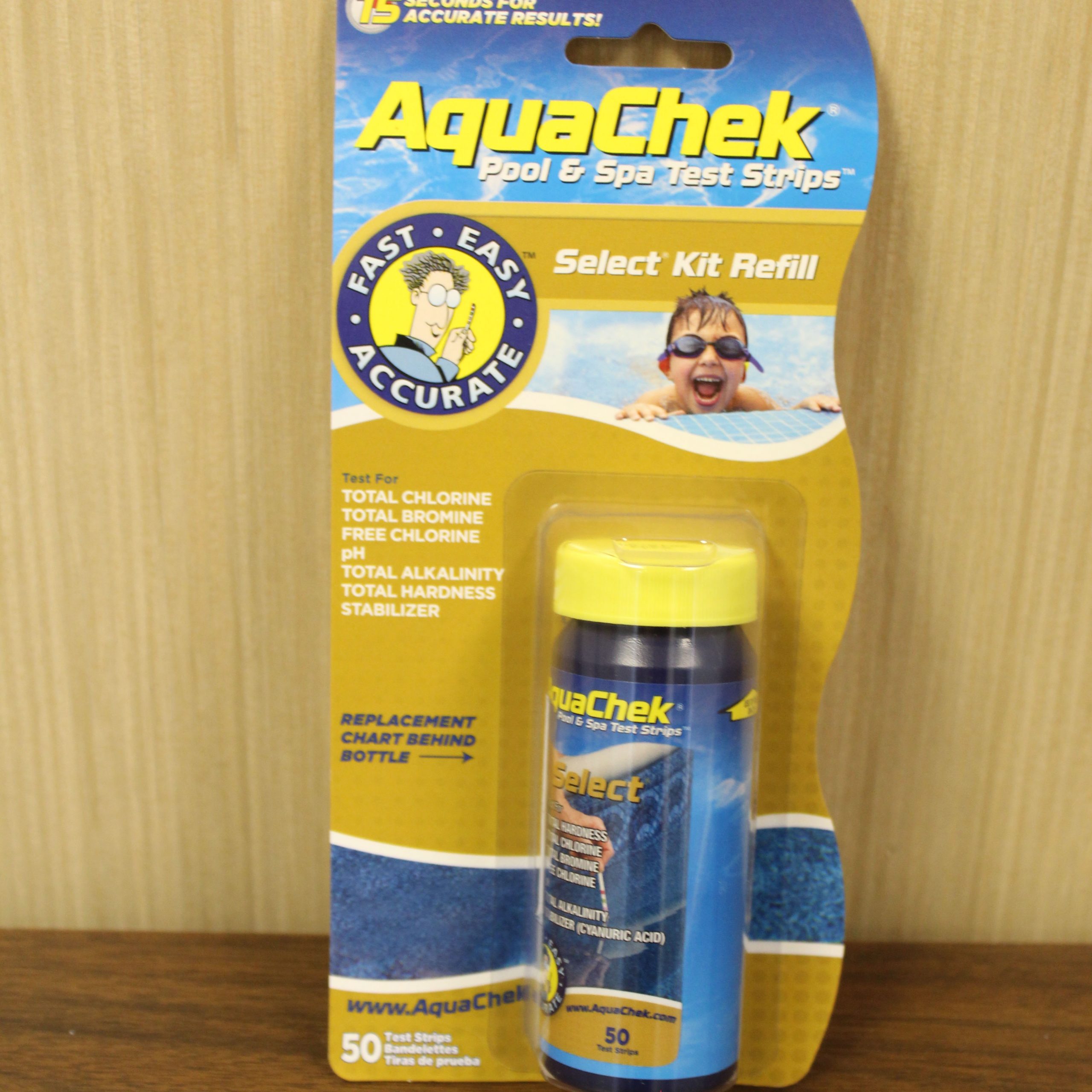 AquaChek Chlorine Test Strips - Hudson