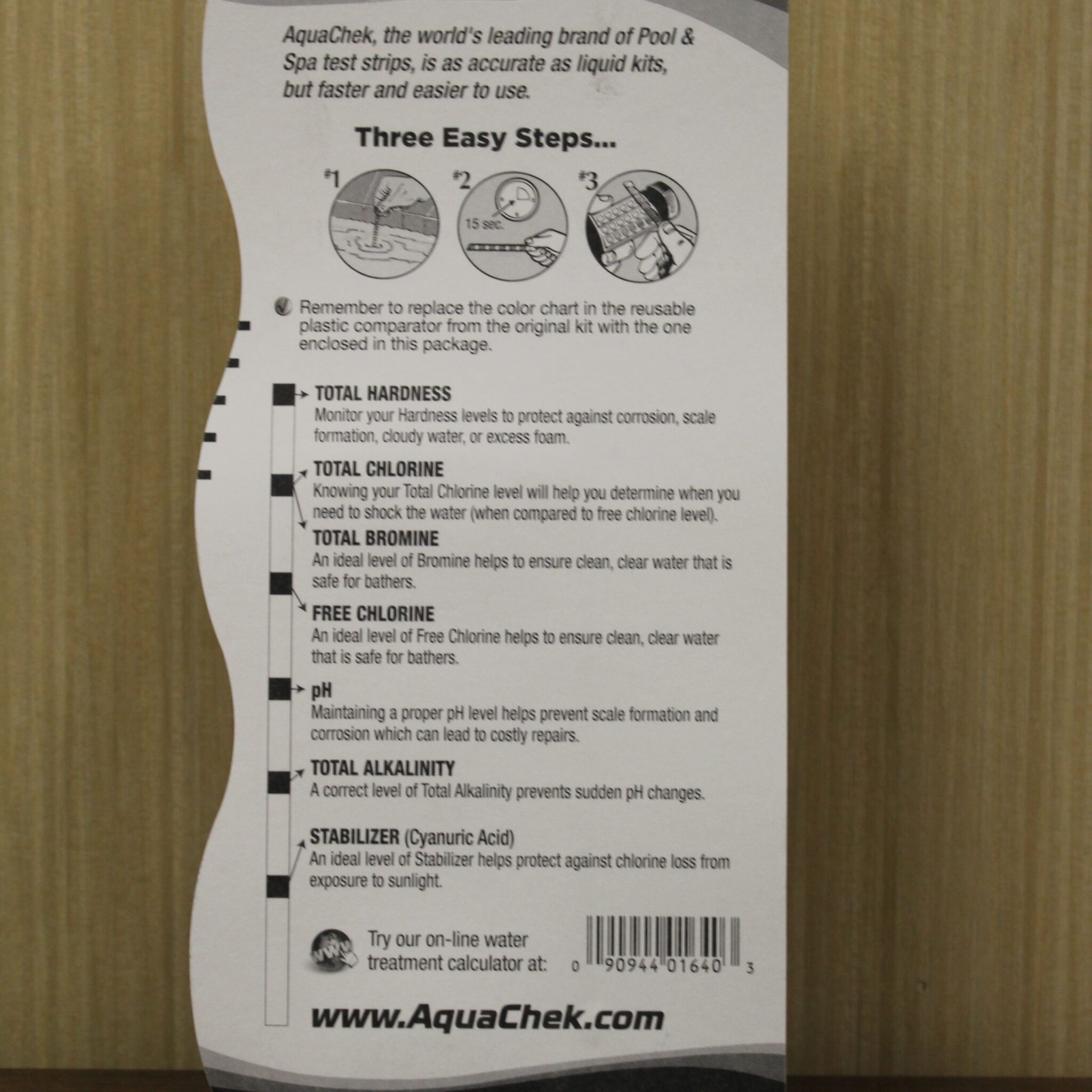 AquaChek Chlorine Test Strips - Hudson