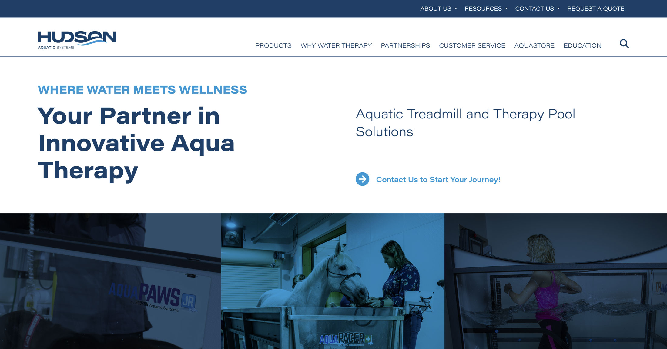 Hudson Aquatic Systems - Underwater Treadmills & Aqua Therapy